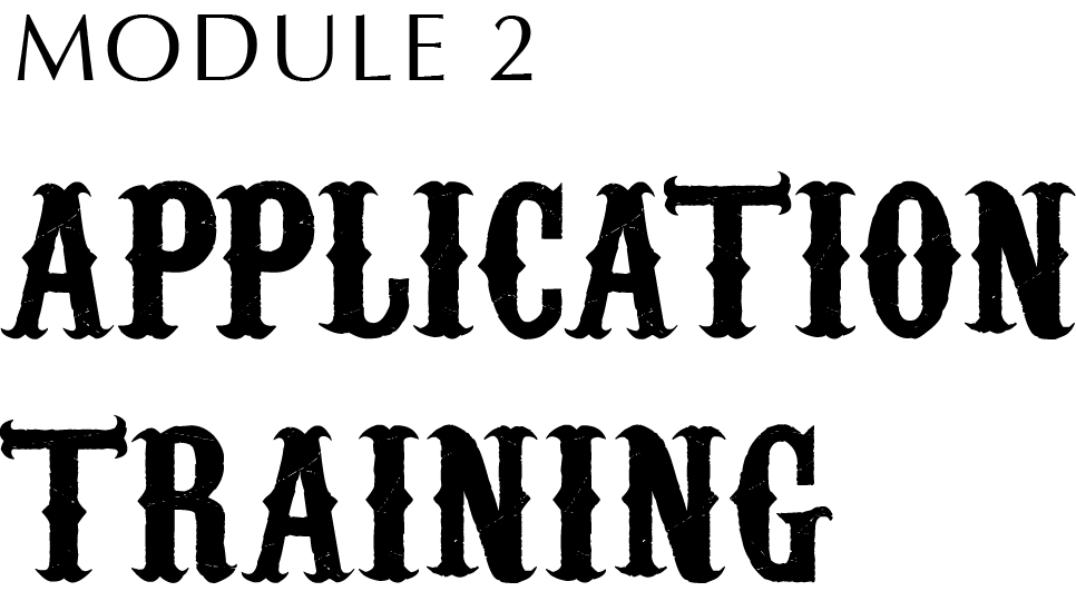 Module 2: Application Training