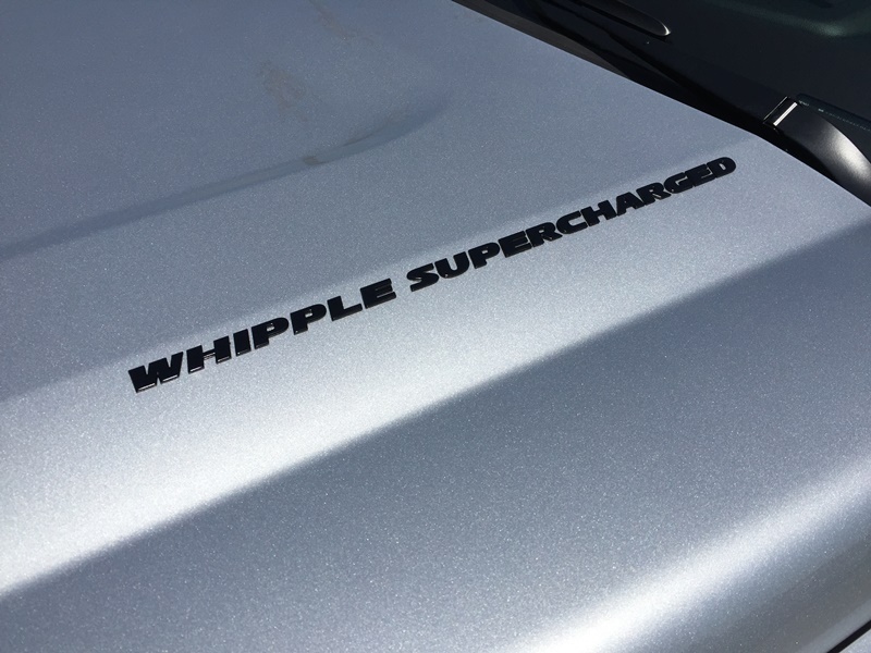 3D Whipple Supercharged Decal