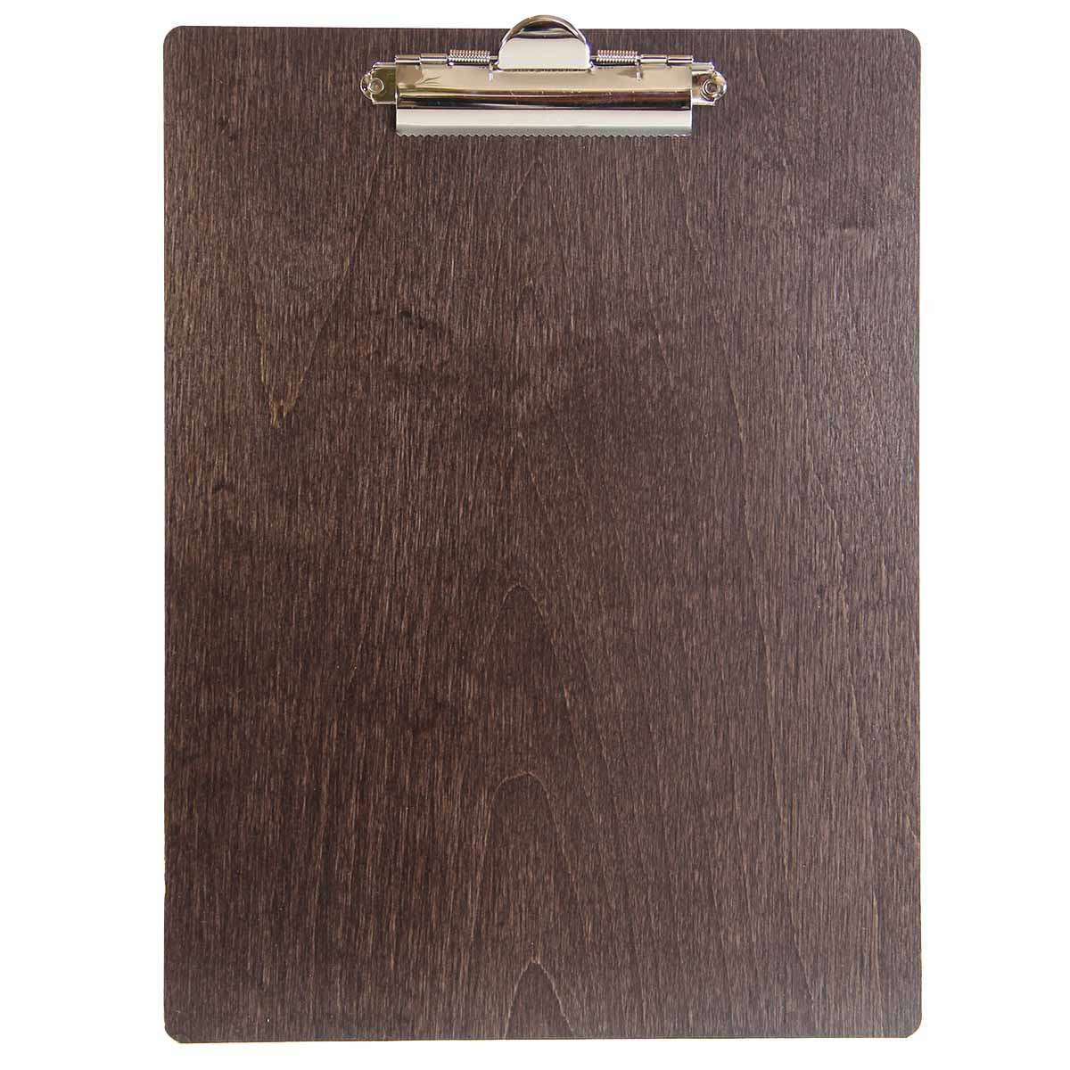 Baltic Birch Wood Menu Clipboard 8.5 x 11