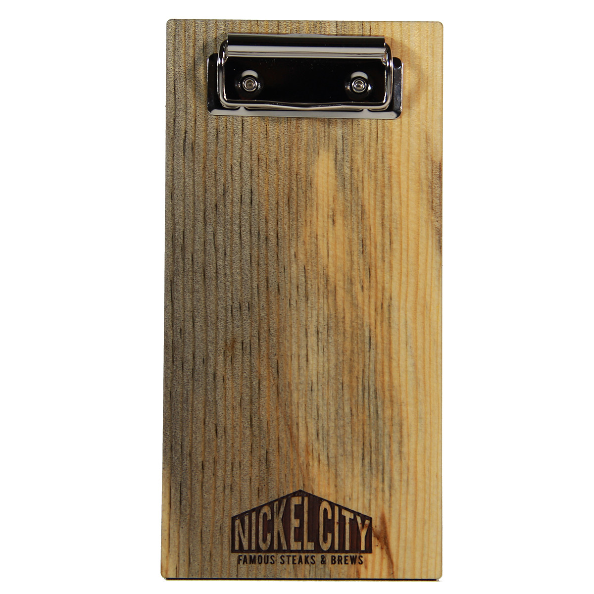 Walnut Wood Check Presenter with Clip