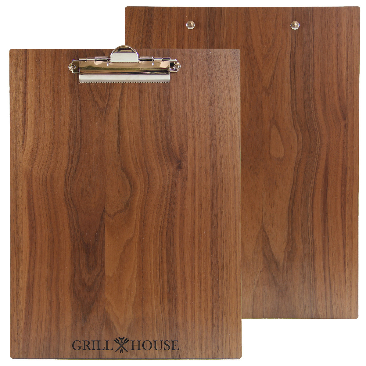 Wood Board with Clip 4.25 x 11
