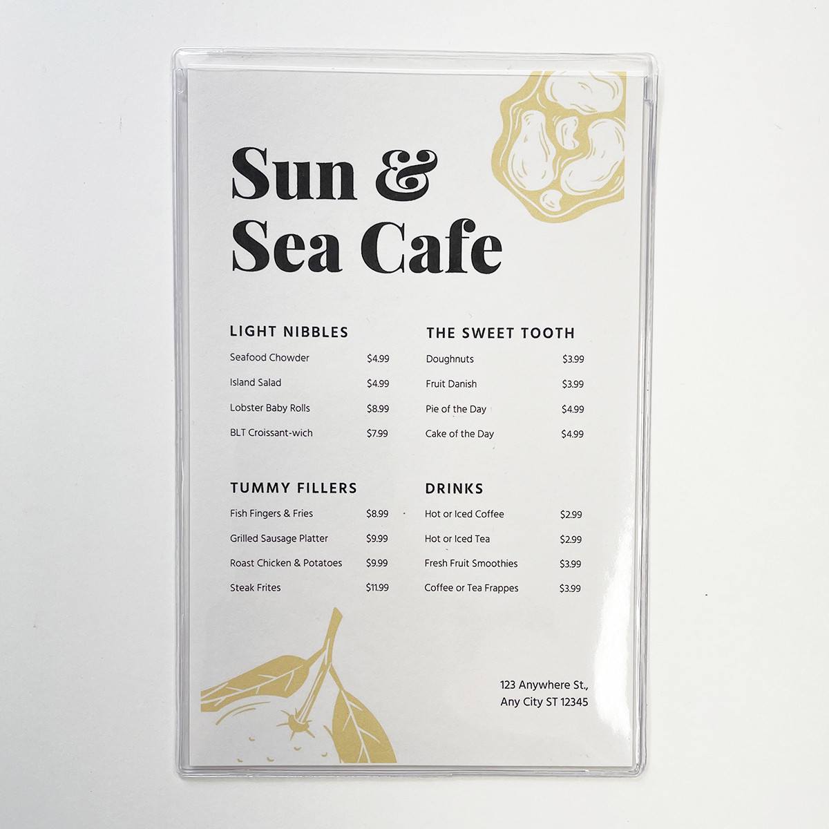 All Clear One Panel Two View Menu Covers