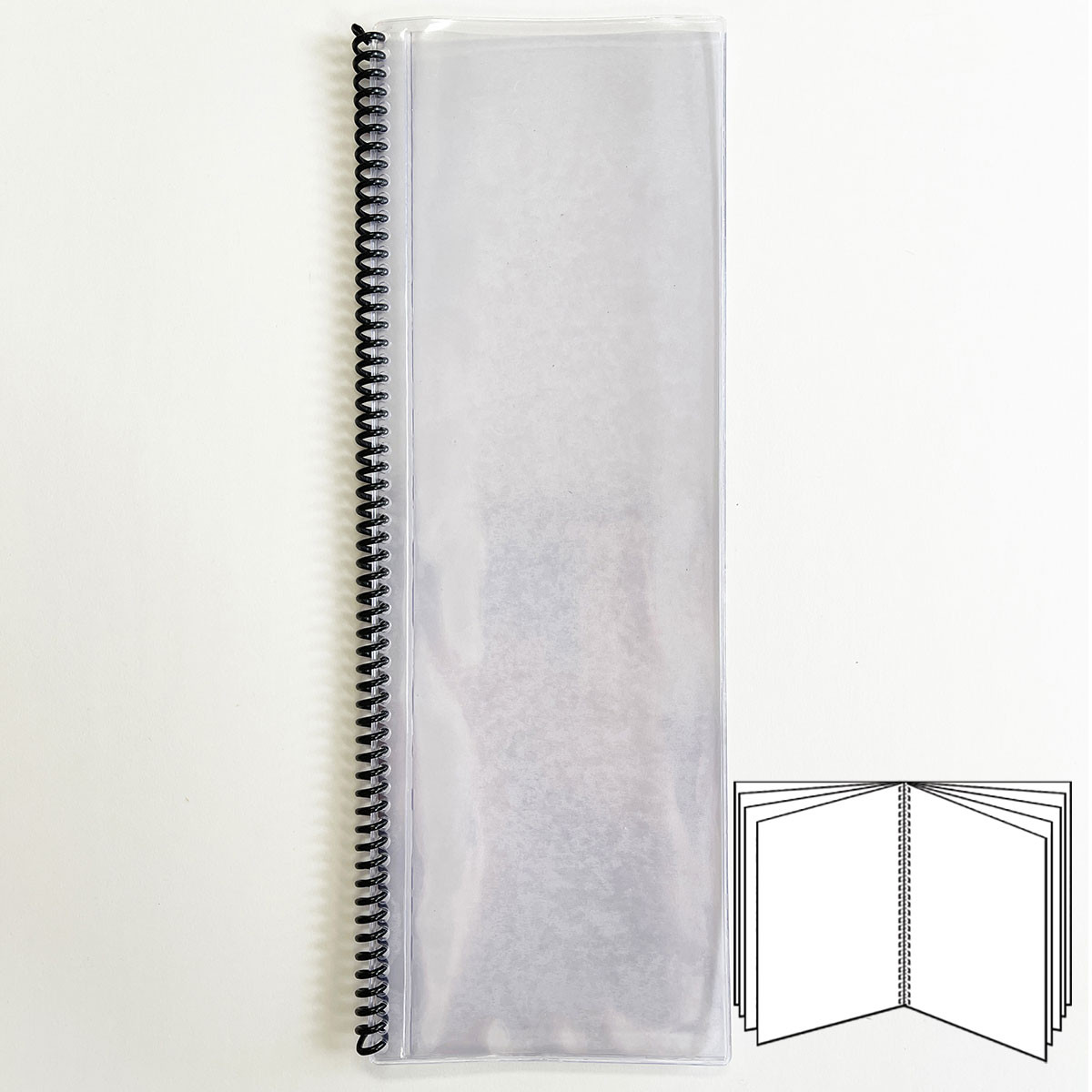 All Clear Spiral Menu Covers
