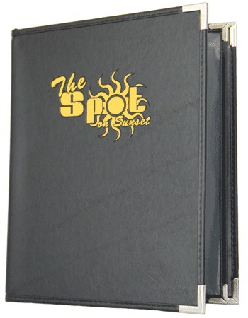 Sewn Rigid Menu Covers