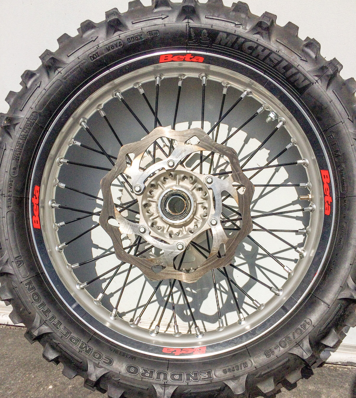 Beta Rim Decal Set, Red