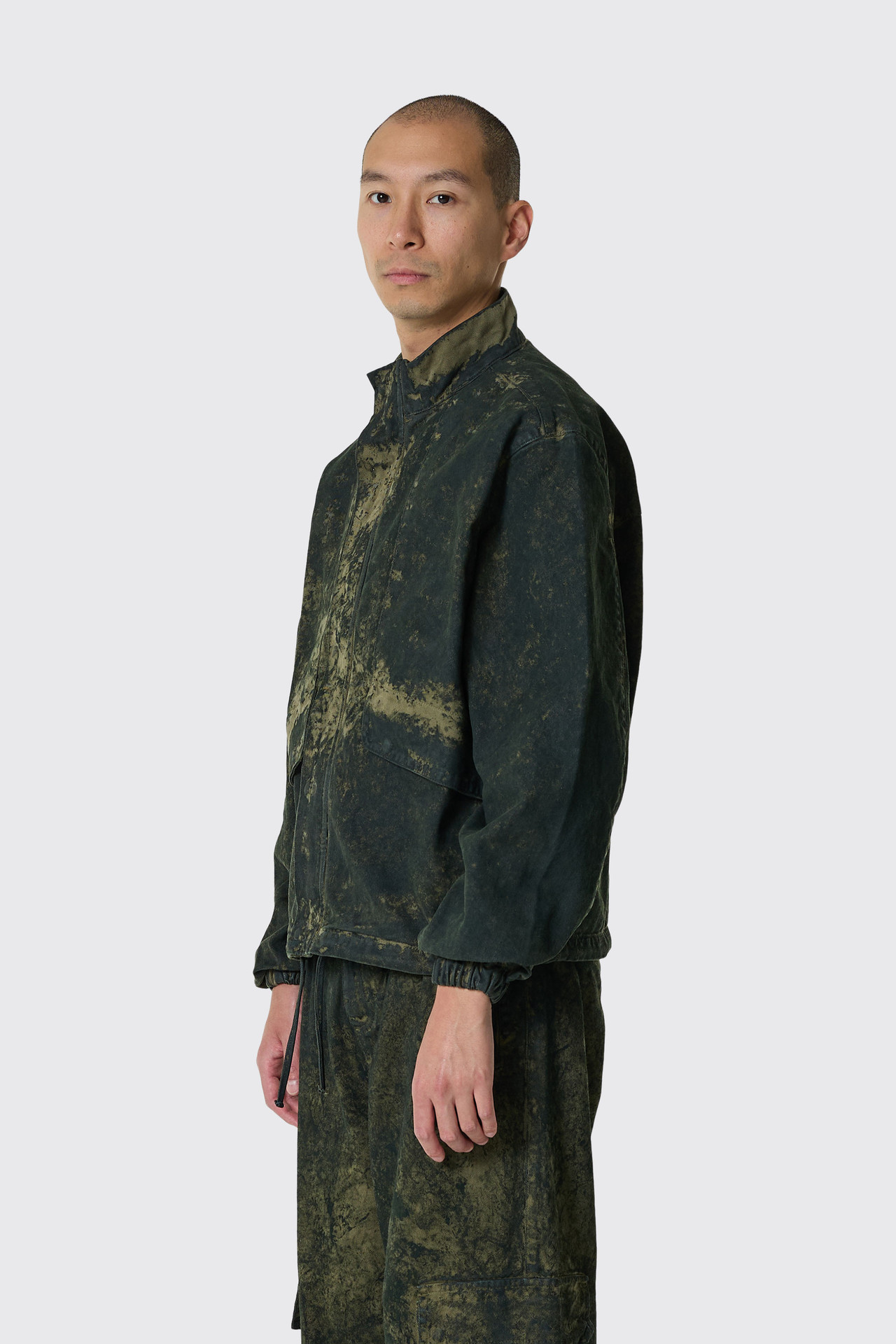 Arte Antwerp All-over Paint Jacket Green - Calico Club