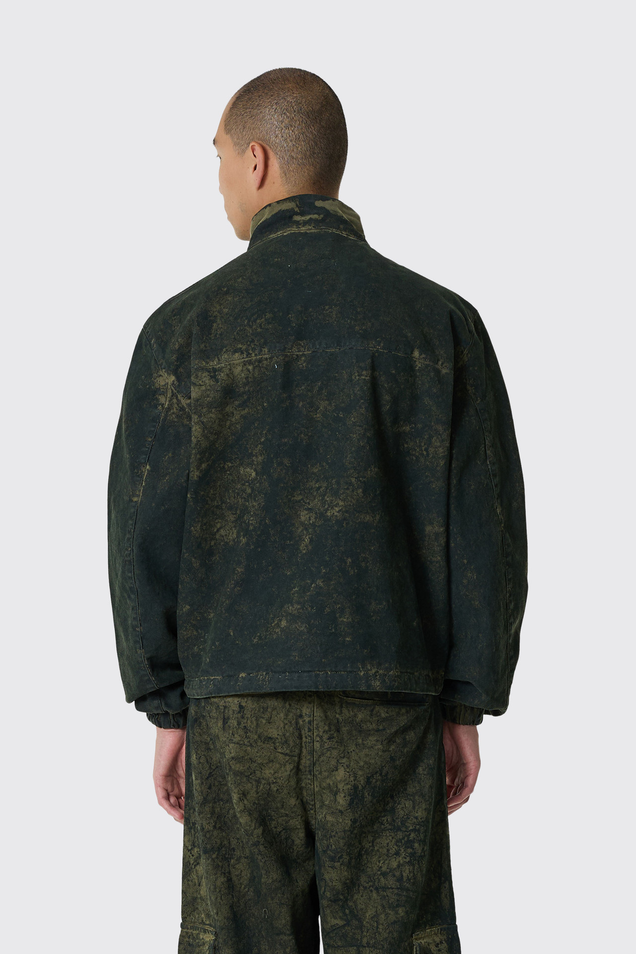 Arte Antwerp All-over Paint Jacket Green - Calico Club