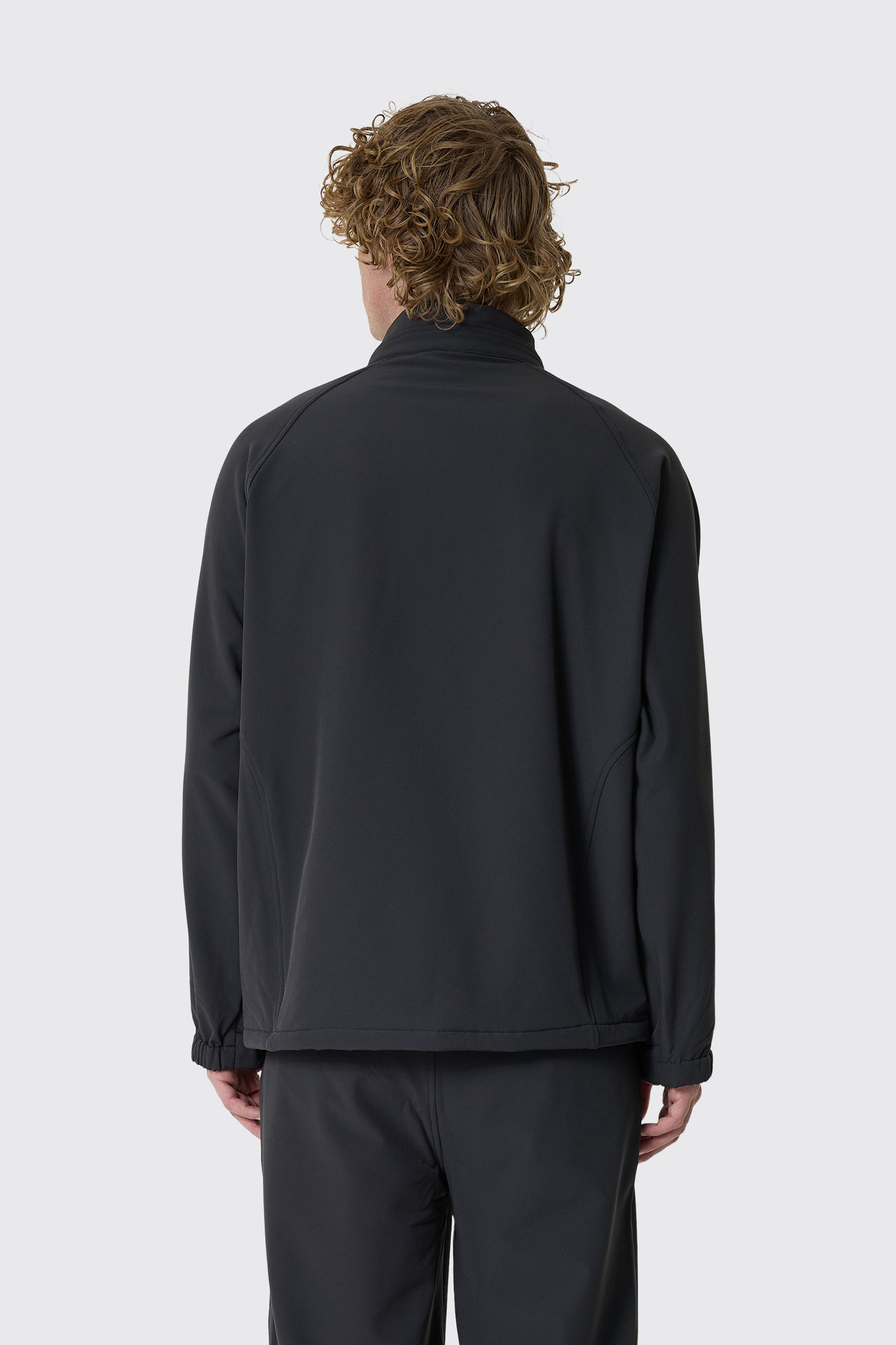 Hiking Patrol Path Inner Brushed Softshell Jacket Charcoal Black ...