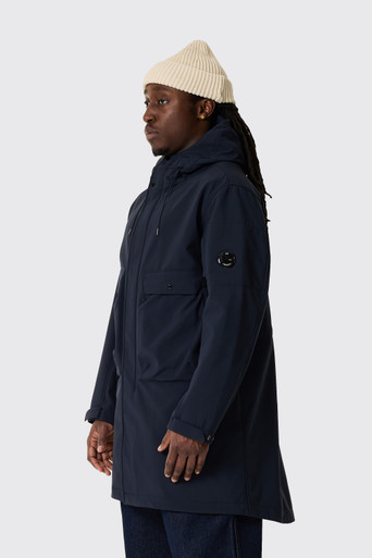 C.P. Company Shell-R Hooded Parka Jacket Total Eclipse - Calico Club