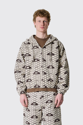 Arte Antwerp Hand Heart Jacket SS25-069J Cream/Brown - Calico Club