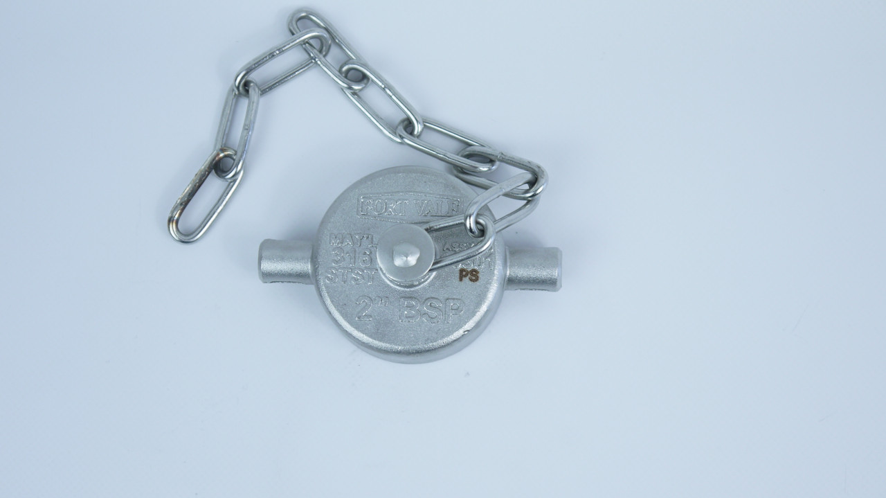 Fort Vale Threaded Blank Drip Caps with Chains and PTFE Washers