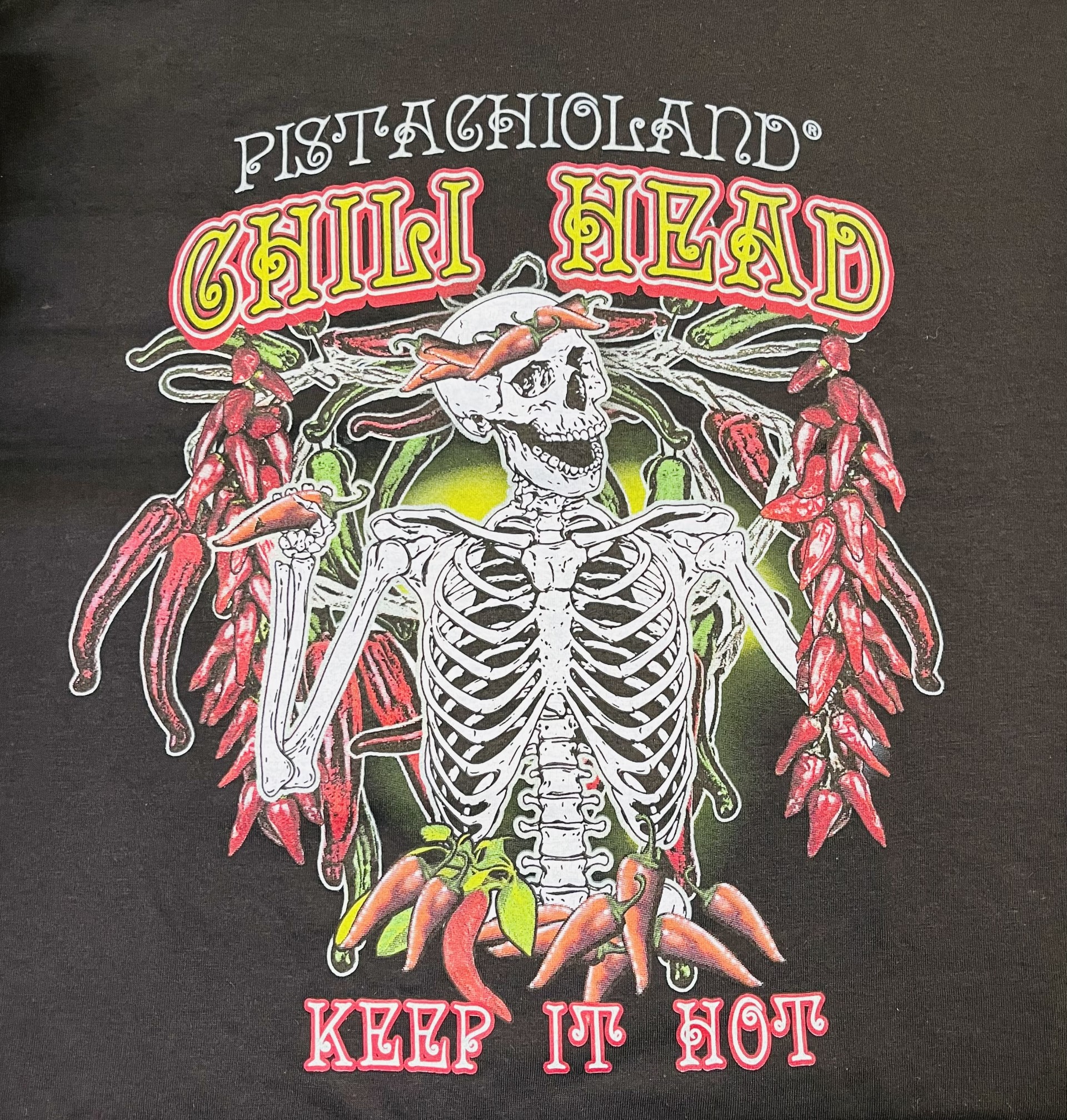Chili Head T-Shirt - PistachioLand: Home of the World's Largest Pistachio