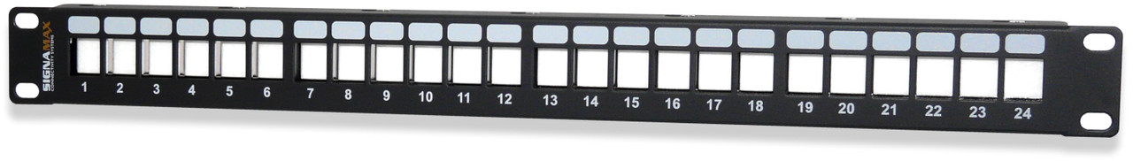 24-Port Field-Configurable Patch Panel, 1 RMU - 24U-HDMMP - www ...
