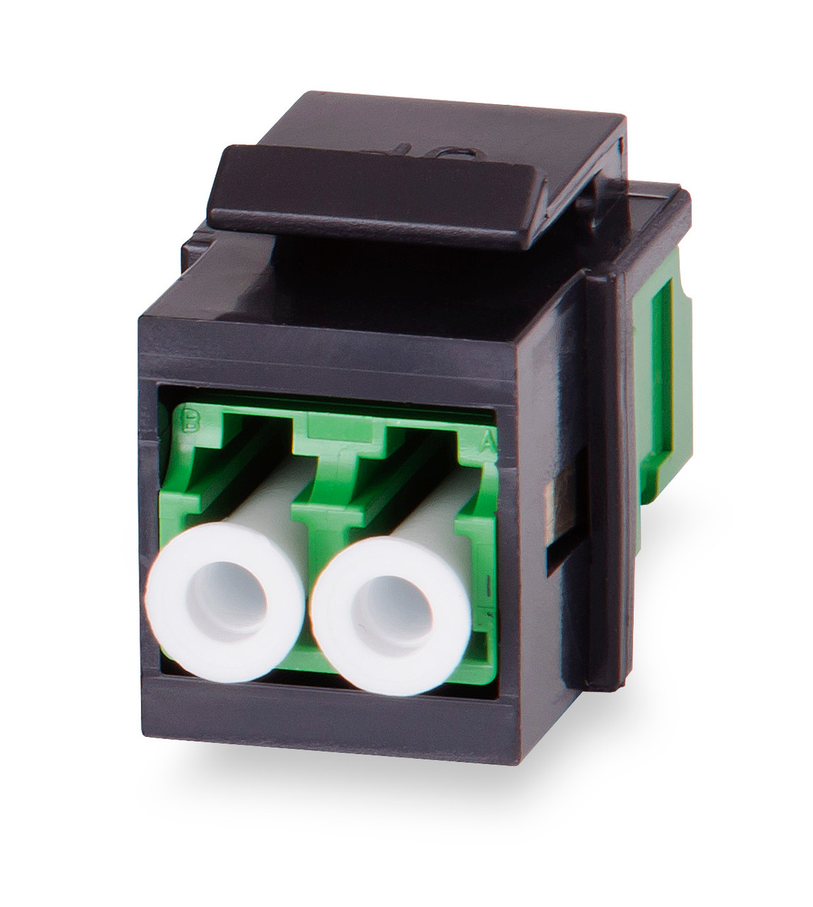 LC SM/APC Keystone Connector Module, Black - CMK-LCA-BK - www ...