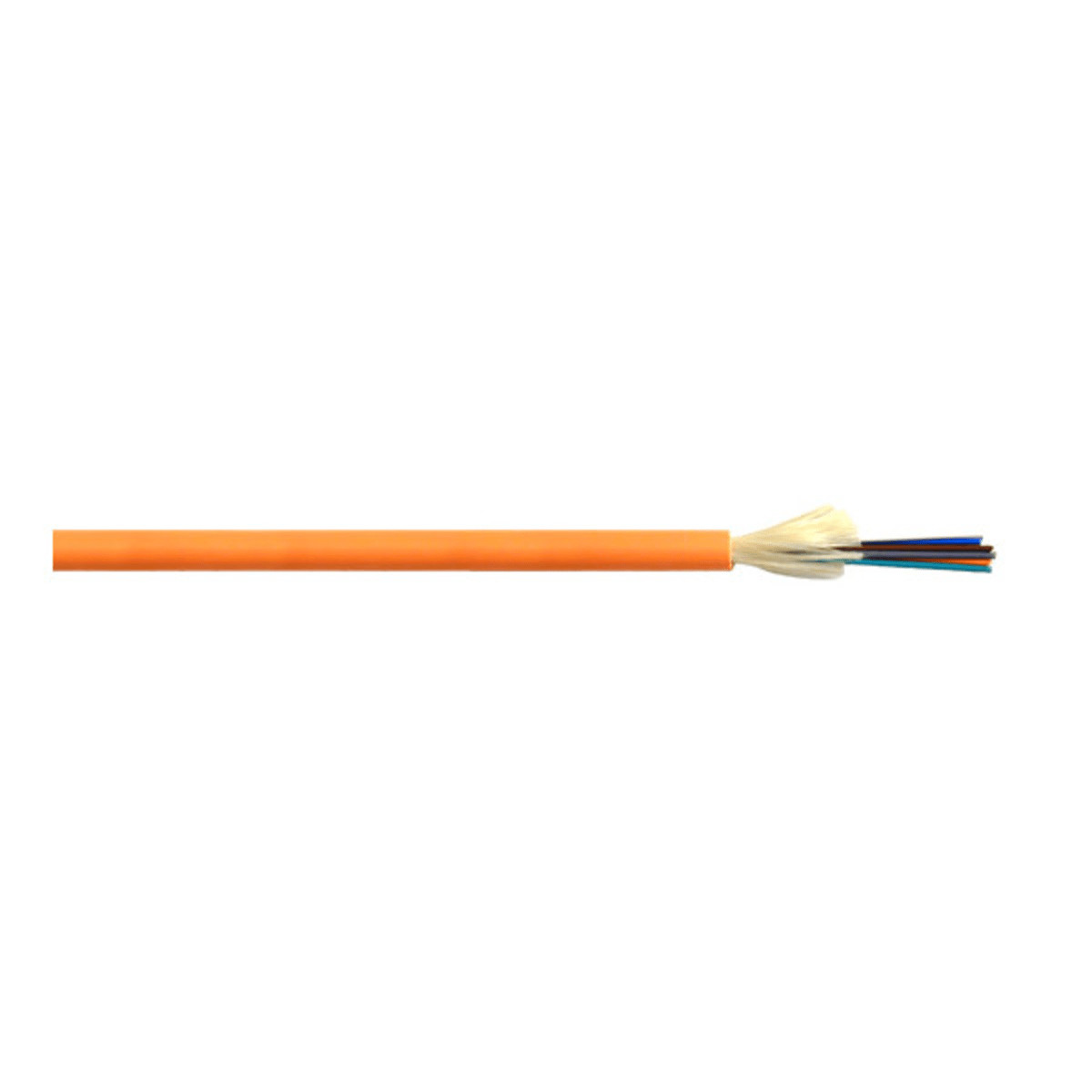 6 Fiber, OS2, Single-mode, Indoor, Tight Buffered, Plenum, Yellow ...