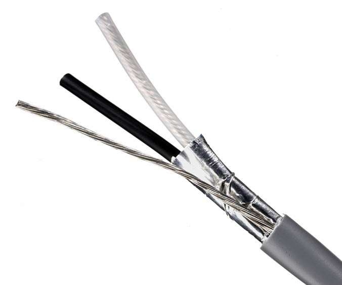 Quabbin Multiconductor PLTC, AWM 2464 – 18 AWG, 2 conductor, shielded ...
