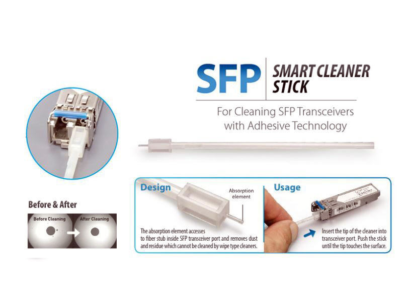 Senko SCK-PT-LC-01 Senko SFP Smart Cleaner Stick for Cleaning SFP LC ...