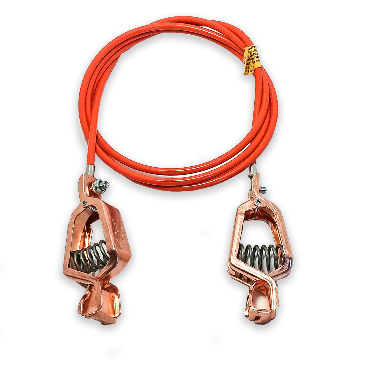 Mueller AI-000500-120 Heavy-duty Grounding Cable with Orange Jacket ...