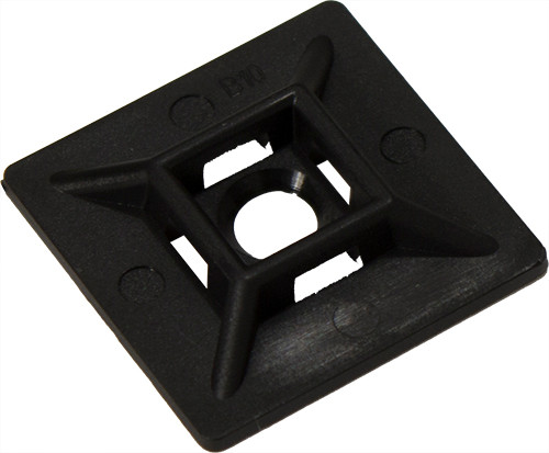 Screw Type Mounting Base for Cable Ties, 100 pack, Black - www ...