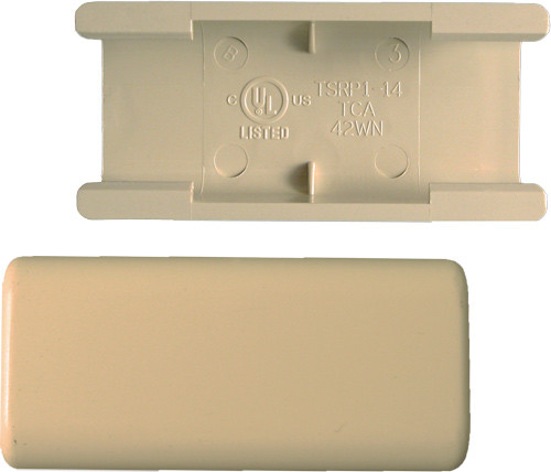 Surface Raceway, 3/4″, Splice Cover, Ivory - www ...