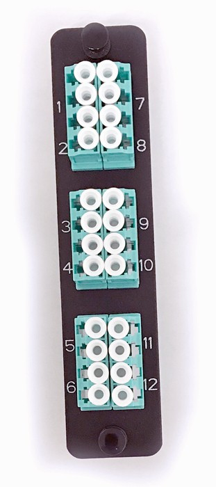 AFL FM001184 24 Fiber LC Aqua Multimode Lightlink Adapter Plate - www ...