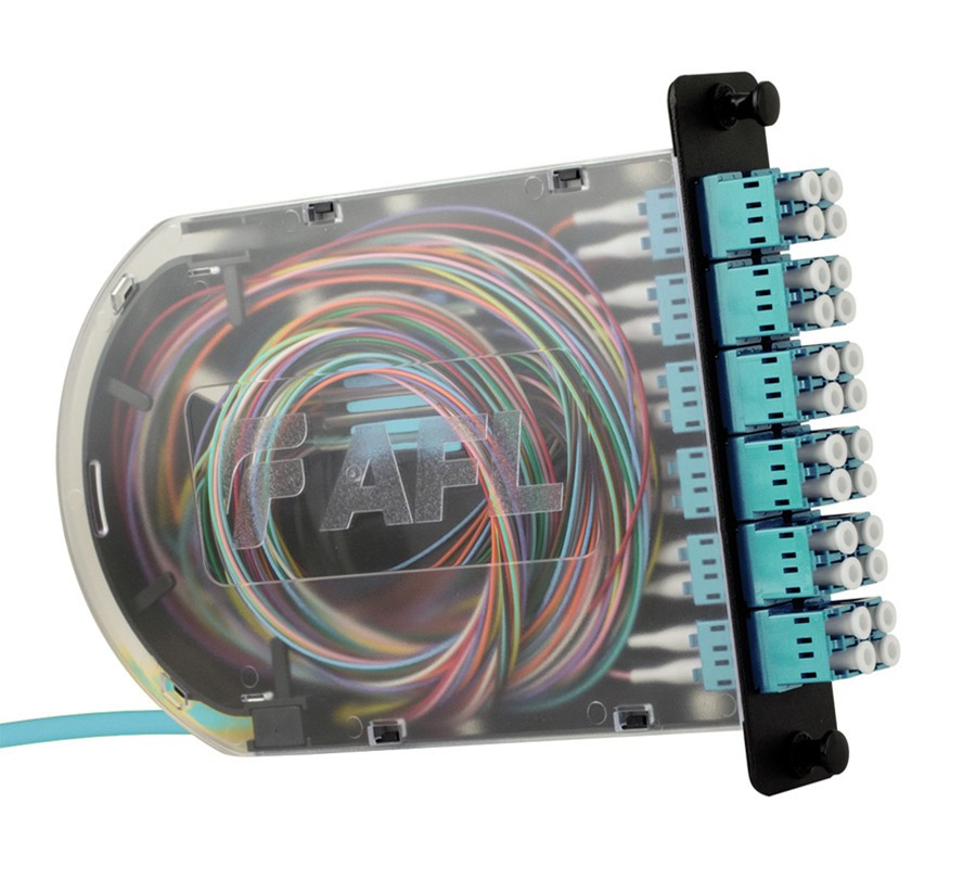 AFL PM-L-24-PLC-4-S-01 24 Fiber LC Multimode OM4 Poli-MOD Patch and ...