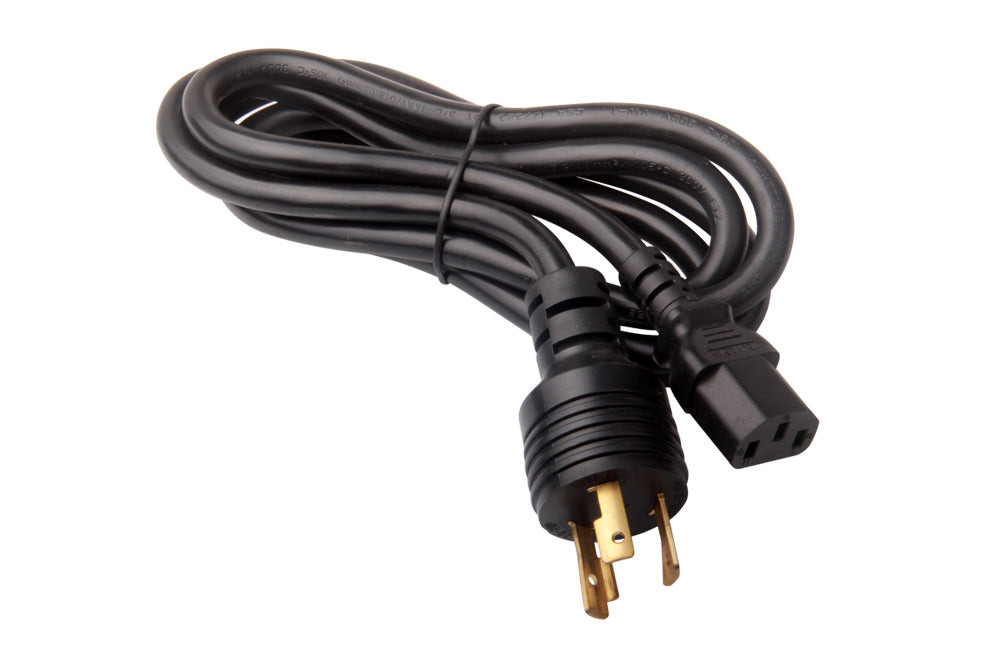 USA NEMA L6-20P to C13 Power Cord - 8 ft - www.americancableassemblies.com