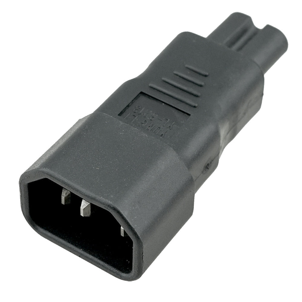 IEC C7 to IEC C14 Plug Adapter - www.americancableassemblies.com