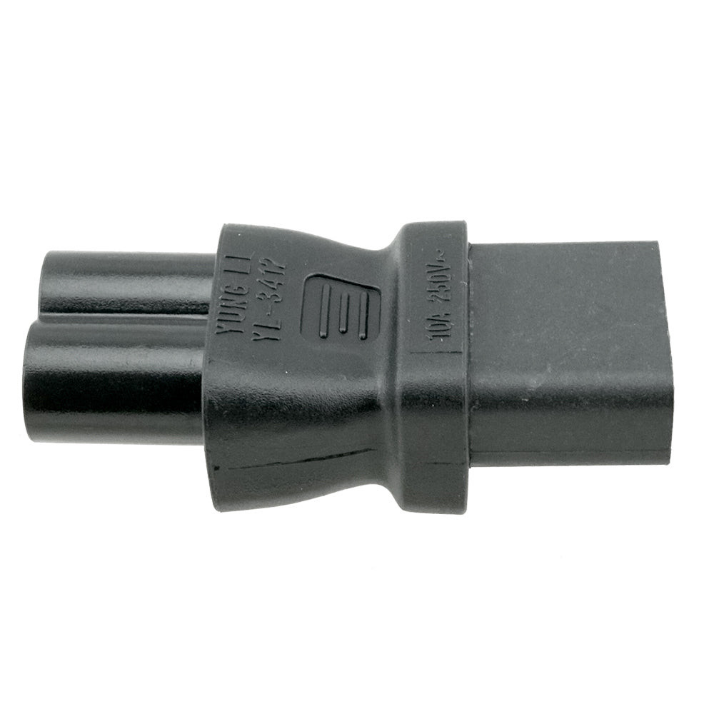 IEC C13 to IEC C6 Plug Adapter - www.americancableassemblies.com