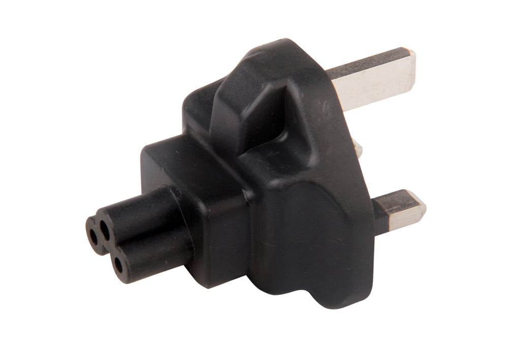 IEC C5 to UK BS1363 Plug Adapter - www.americancableassemblies.com