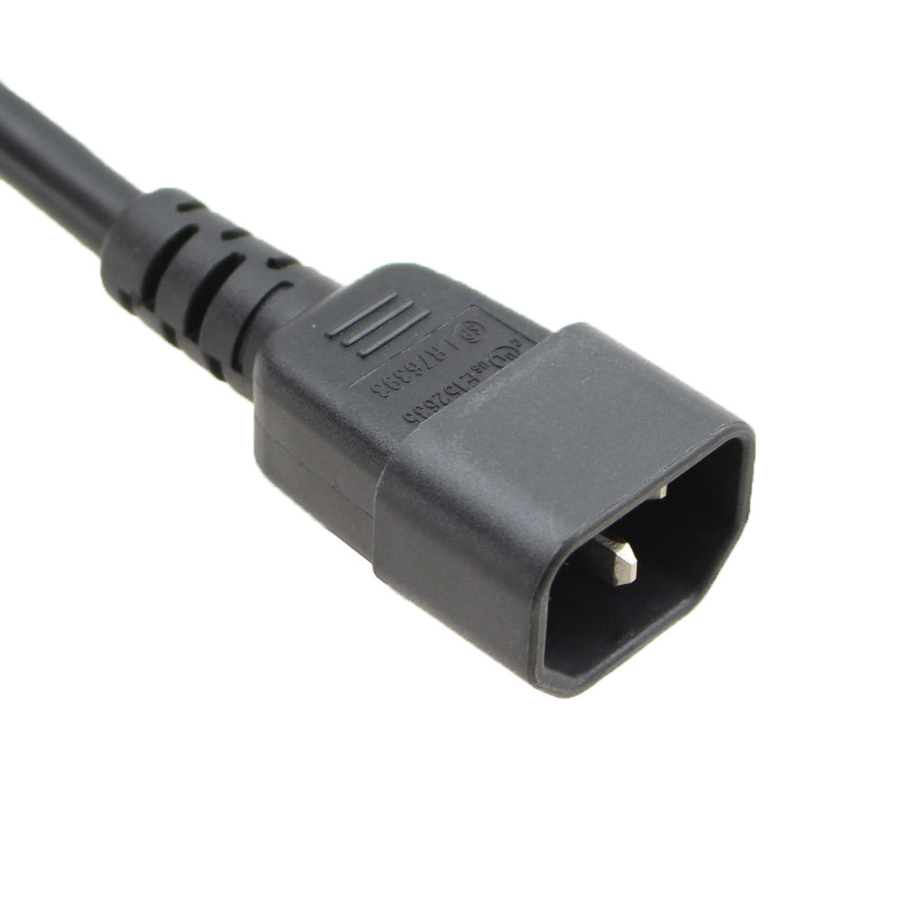 IEC C14 to C13 X2 Splitter 10 Amps - 14 in - www ...