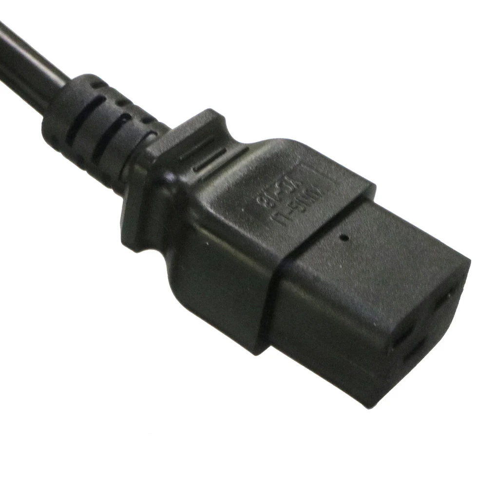 India IS1293 to C19 Power Cord - 10 ft - www.americancableassemblies.com