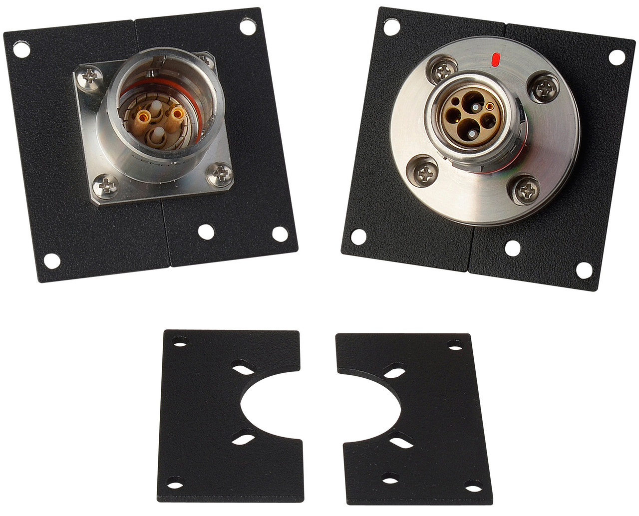 Camplex HY45-101-SPLIT Canare & LEMO SMPTE Plug & Jack Panel Mount ...