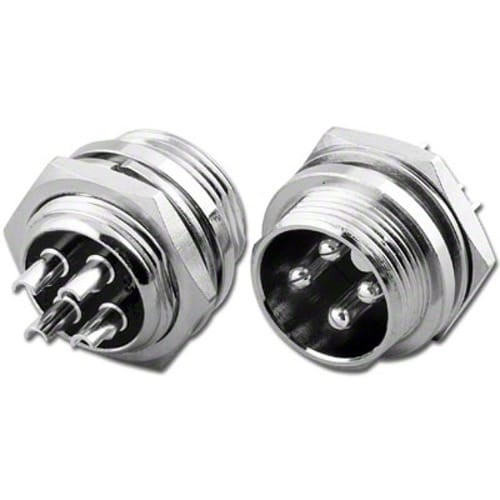 Pan Pacific CMC-4MP 4 Pin Front Panel Mount Circular Mic Plug - www ...