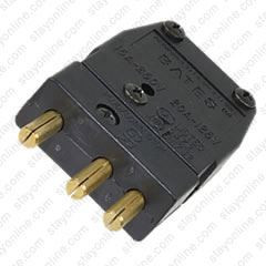 Bates AC Plug 20M Stage Pin Male 20 Amp 125 Volt - Black - www ...
