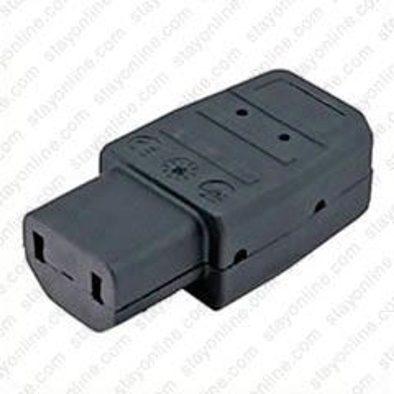 AC Connector IEC 60320 C17 Female 10 Amp Straight Entry VDE - www.americancableassemblies.com