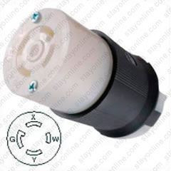 HUBBELL HBL2713 AC Connector NEMA L14-30 Female - www ...