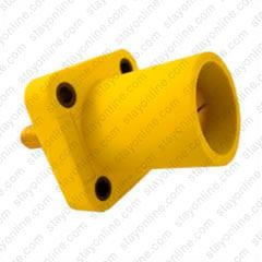 HUBBELL HBLMRSY AC Male Receptacle Single Pole 400a (4 AWG-4/0) Yellow ...