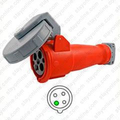 HUBBELL HBL460C7W AC Connector IEC60309 460C7W Female Pin & Sleeve ...