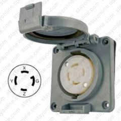 HUBBELL HBL2730SW AC Receptacle NEMA L16-30 Female Gray - www ...