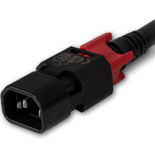zLock-zC14-17-aC13-3m - zLock Power Cord, Locking C14 to Locking C13 ...