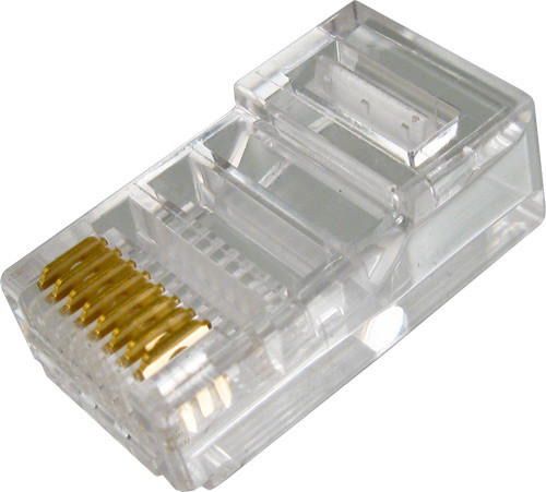 RJ45 CAT6 MOD PLUG W/OUT LOAD BAR 100 CT BAG - www ...