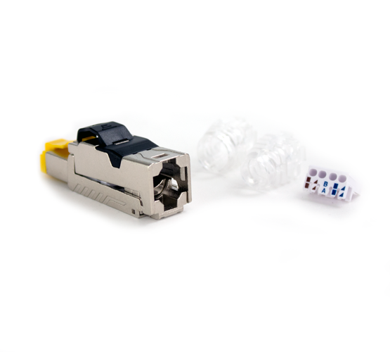 CAT6A SHIELD RJ45 10G COMPONENT MOD CONN - www.americancableassemblies.com