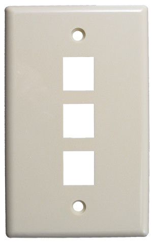 KEYSTONE WALL PLATE - 1-, 2-, 3-, 4-, 6-PORT - www ...
