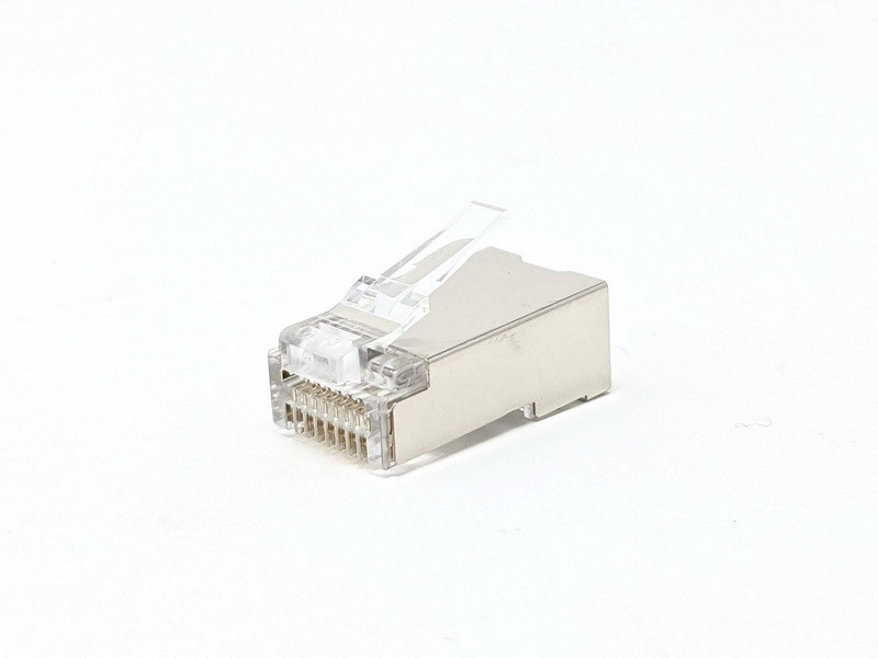 PLUG CAT6A PASSTHROUGH SHIELD - www.americancableassemblies.com