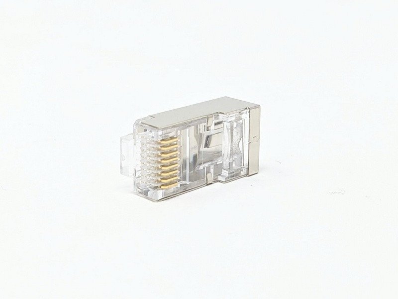 PLUG CAT6A PASSTHROUGH SHIELD - www.americancableassemblies.com