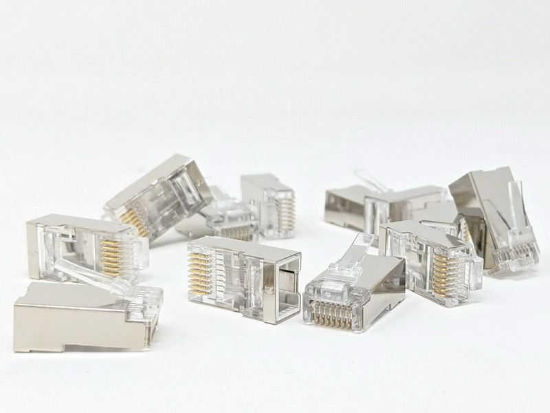 PLUG CAT6A PASSTHROUGH SHIELD - www.americancableassemblies.com