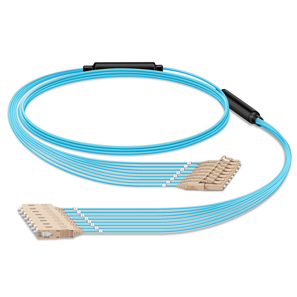 12 Strand Indoor/Outdoor Multimode 10-GIG OM3 50/125 Custom Pre ...