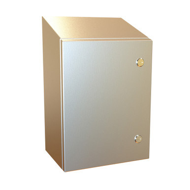 Hammond Manufacturing ST161208SS Type 4X Stainless Steel Sloped Top ...