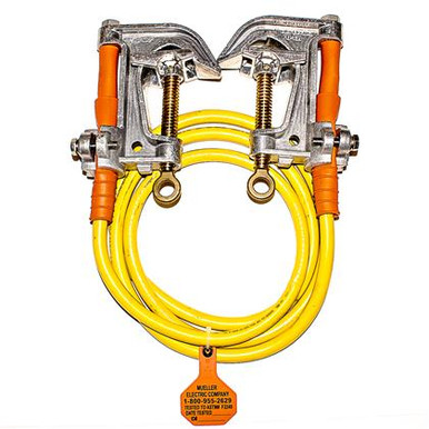 Mueller AI-000509-20 Single Grounding Assembly 2.4" Smooth Clamps ASTM ...